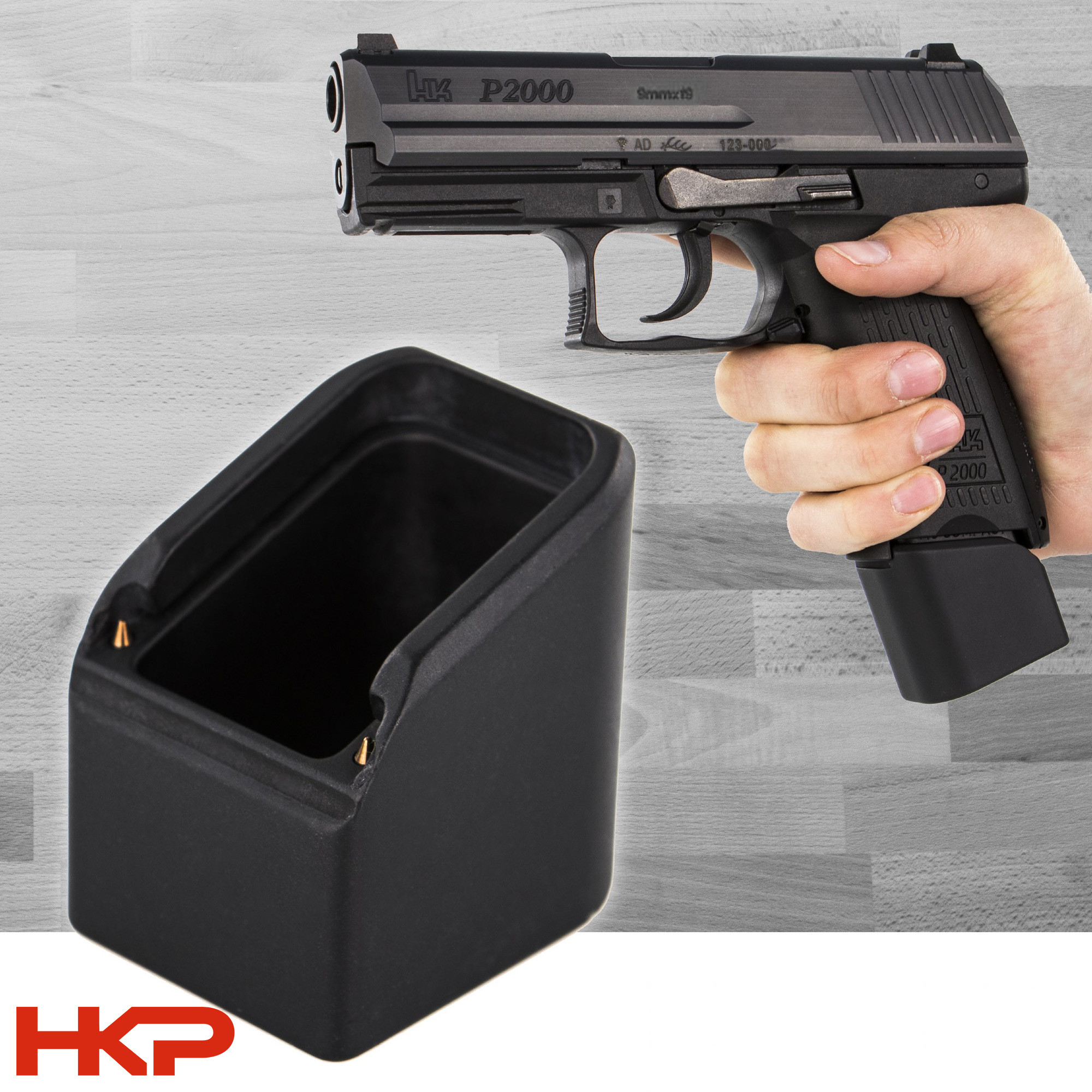 HKP +5 HK P2000/USPC 9mm Magazine Extension