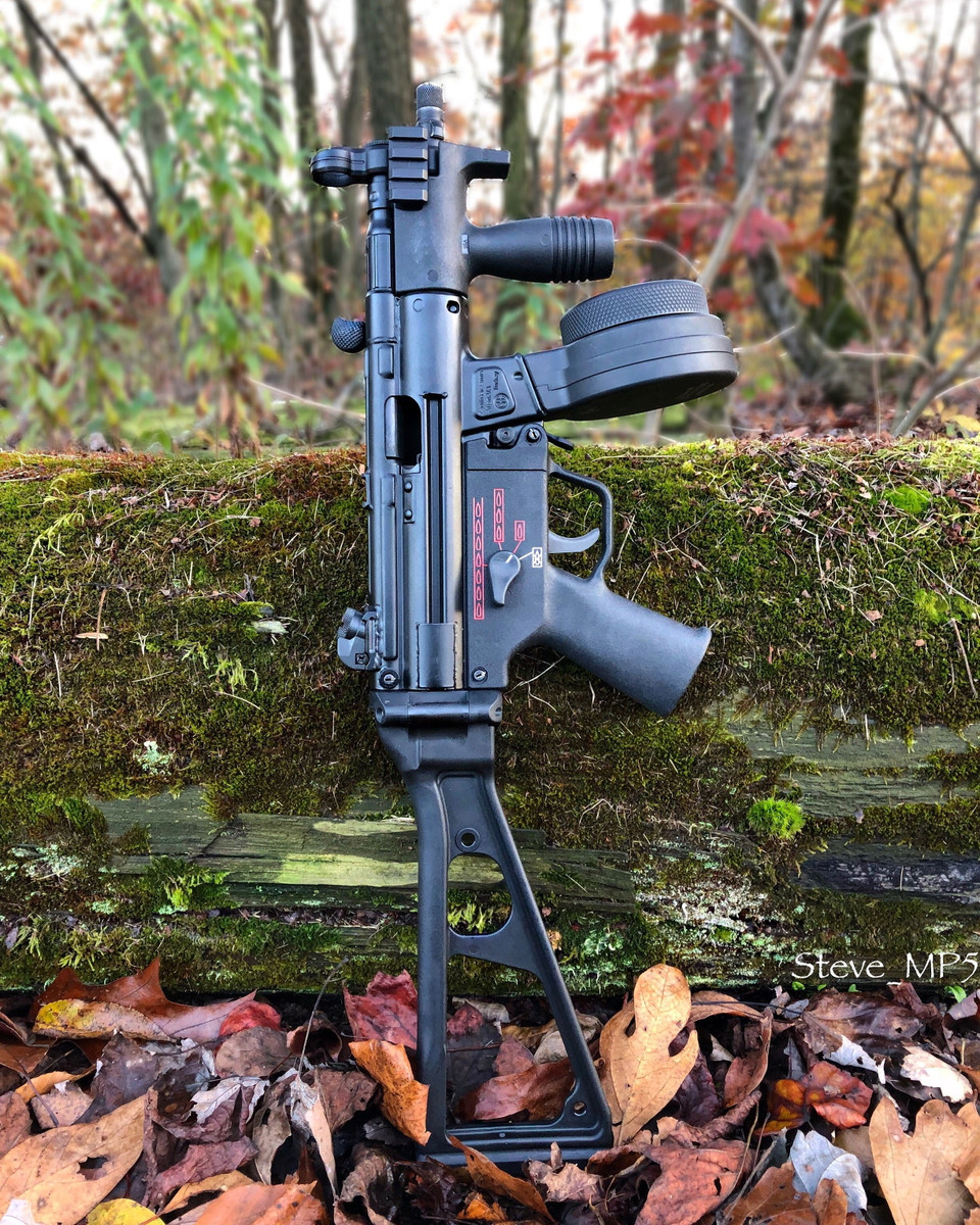 F5 MFG 50 Round MP5, MP5K 9mm Drum Magazine