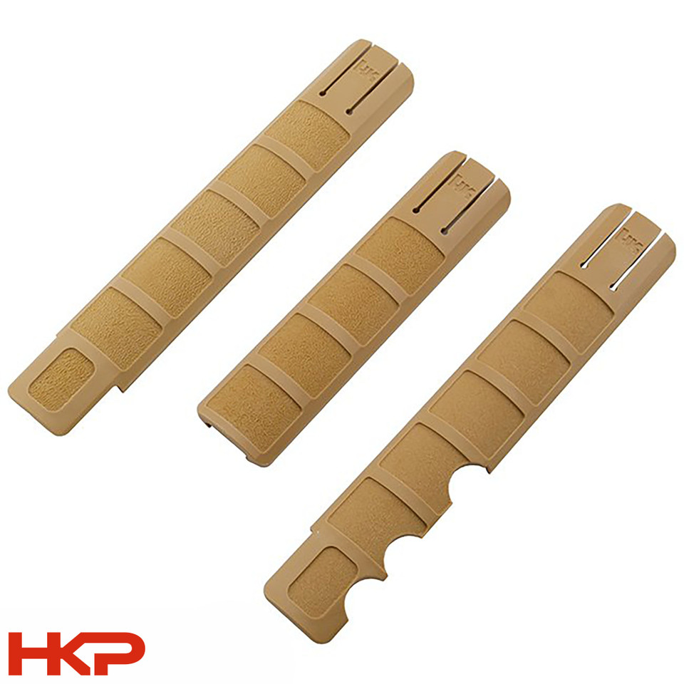 MR556, MR762 & HK416 A5 Rail Cover Set - Tan - RAL 8000