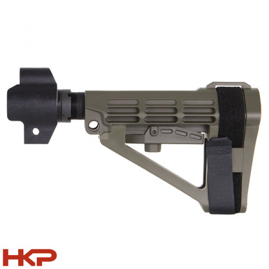 Pistol Stabilizing Brace - OD Green - SBA4 - HK MP5