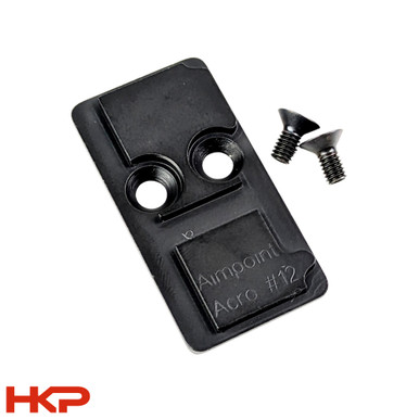 HK VP9 Optic Plate #12 - Aimpoint ACRO P-1, P-2 - Red Dot Pistol Mount