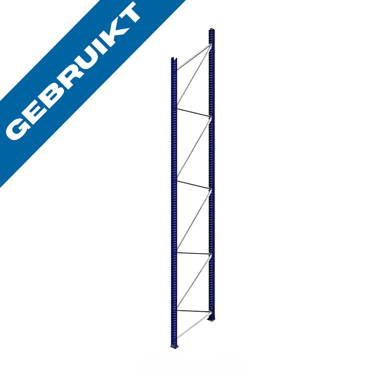 Palletstelling staanders 4.500 mm hoog T80 - Gebruikt! - Restpartij ...