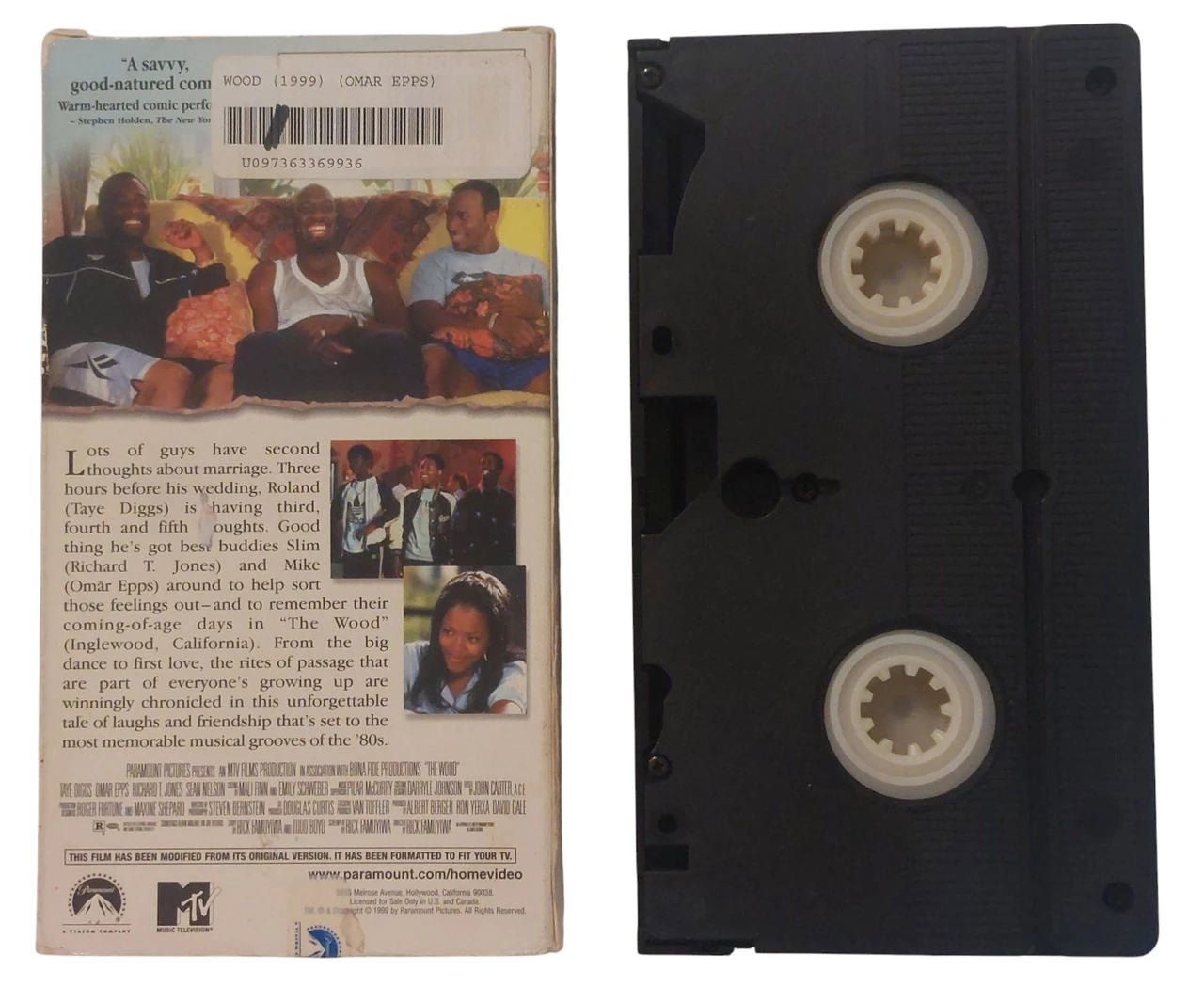 The Wood VHS Movie stars Omar Epps Sean Nelson