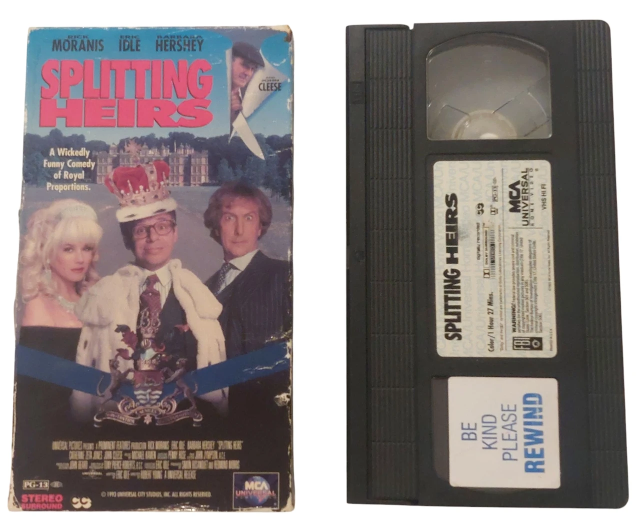 Splitting Heirs VHS Movie Stars Rick Moranis Barbara Hershey