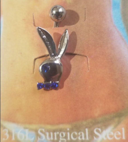 Bunny Rabbit Belly Button Ring Body Jewelry