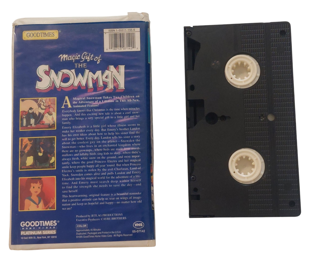 Magic Gift of The Snowman VHS Video Christmas Story VHS