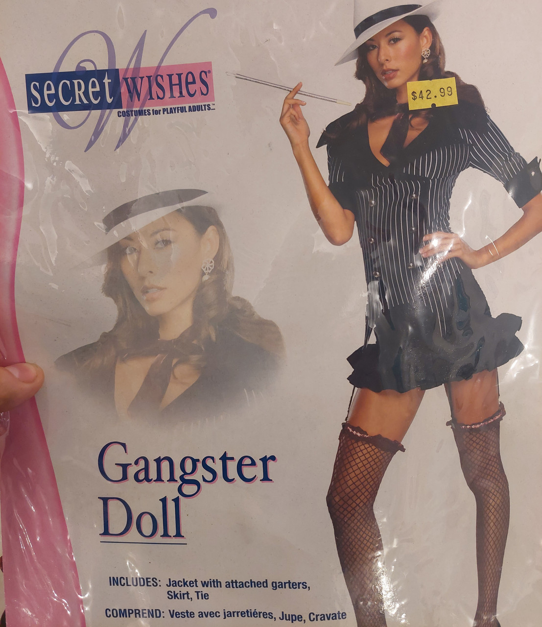 Secret Wishes 1920s Era Sexy Gangster Doll Ladies Costume New Old Stock ...