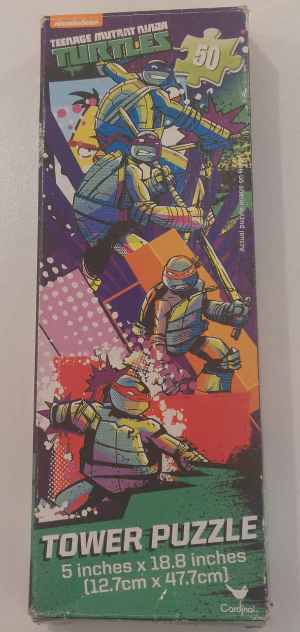 Teenage Muntant Ninja Turtles TMNT Tower Puzzle 50 pieces Complete