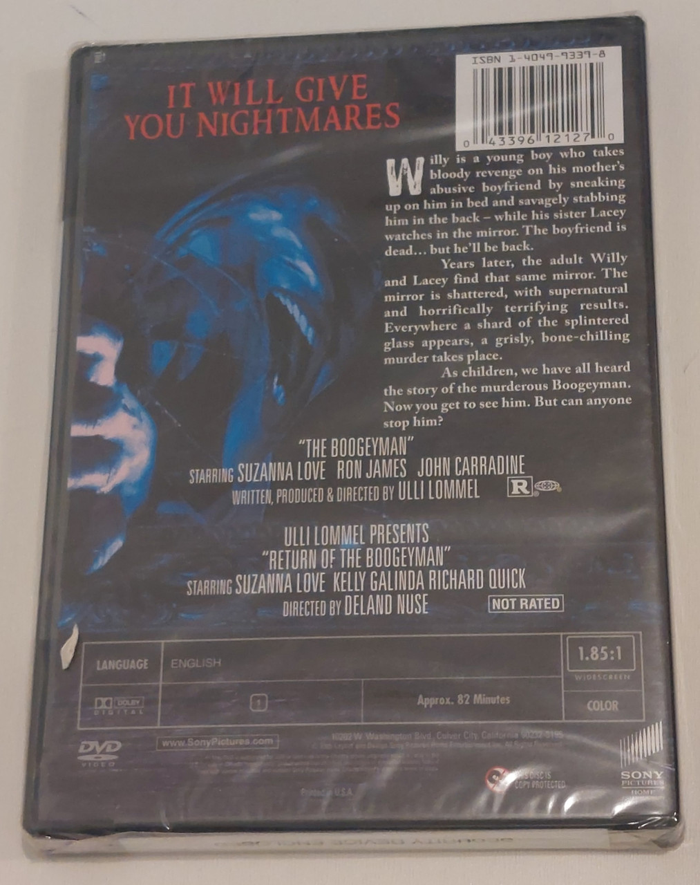 The Boogeyman 1980 Version & Return of the Boogeyman Horror DVD Sealed