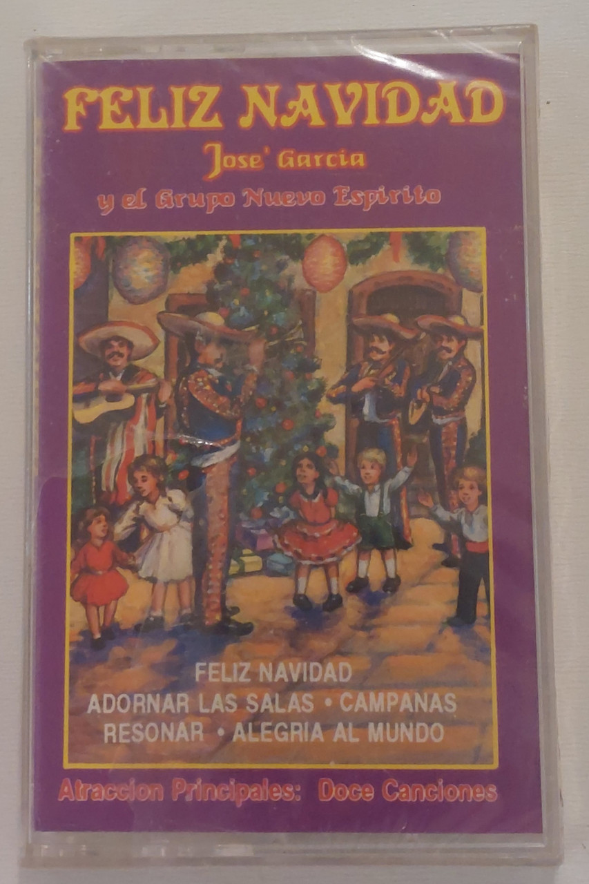 Feliz Navidad Jose Garcia Y El Grupo nuevo espirito Cassette Tape New ...