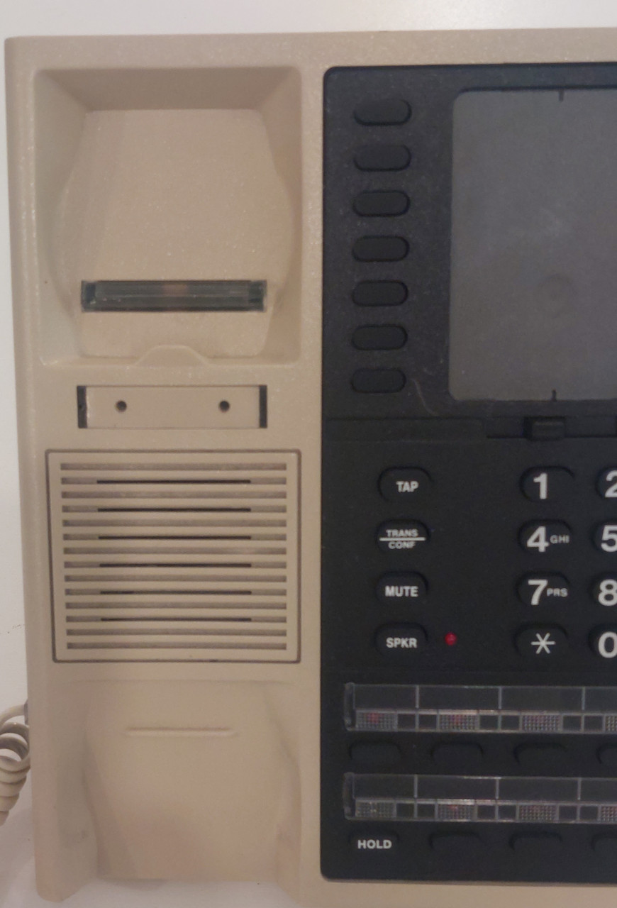 Comdial Executech 6414S AB 8 line Speaker Phone Ash Color Stands Up