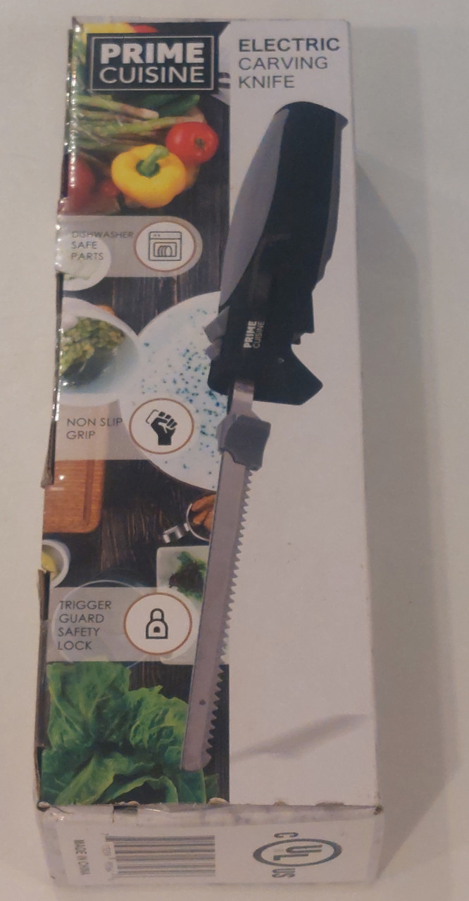 Prime Cuisine Brand Electric Carving Knife 9 Inch Steel Blade