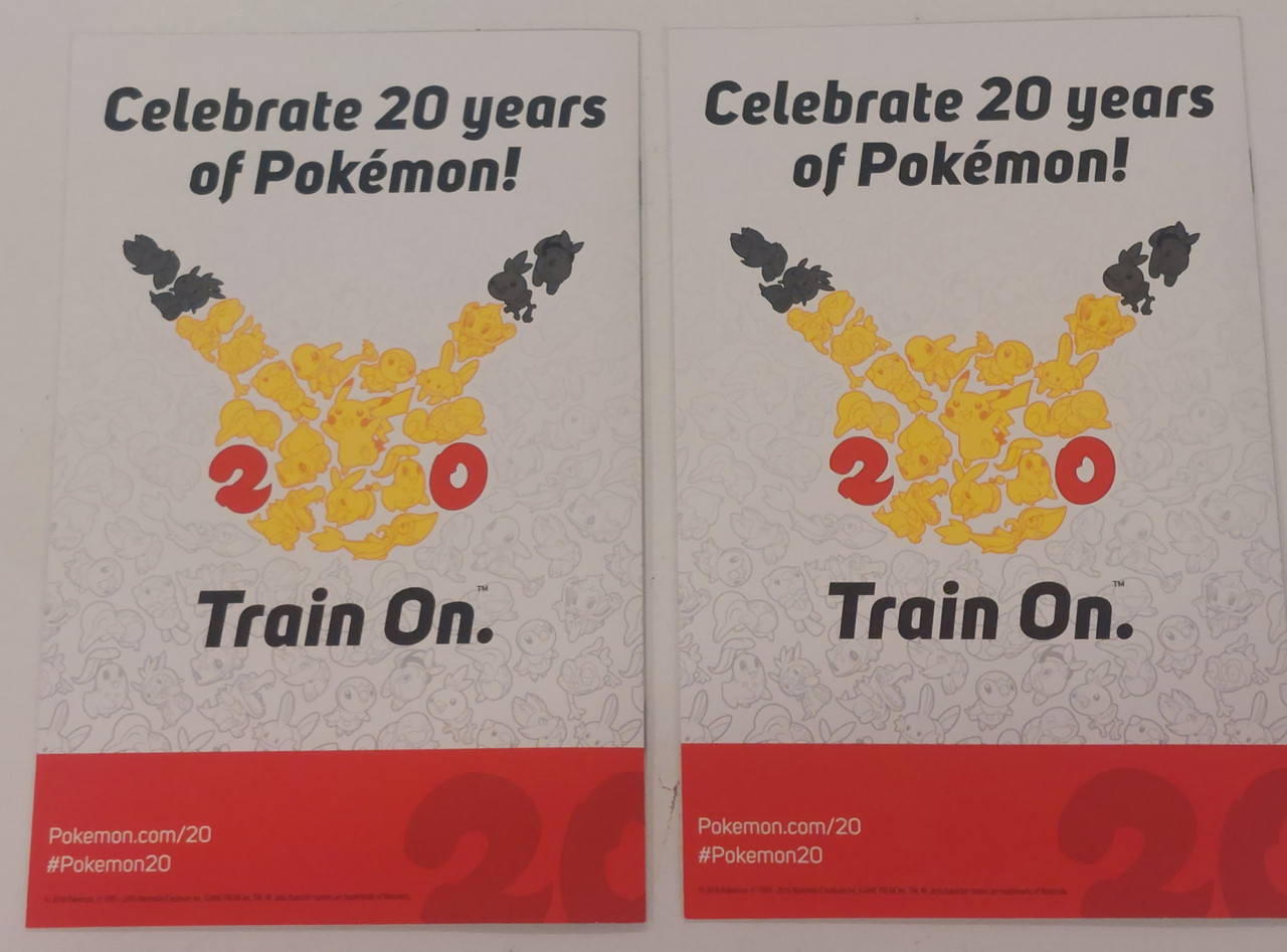 Pokemon Promotional Promo Toys R Us 20th Anniversary Activity Book Lot of 2