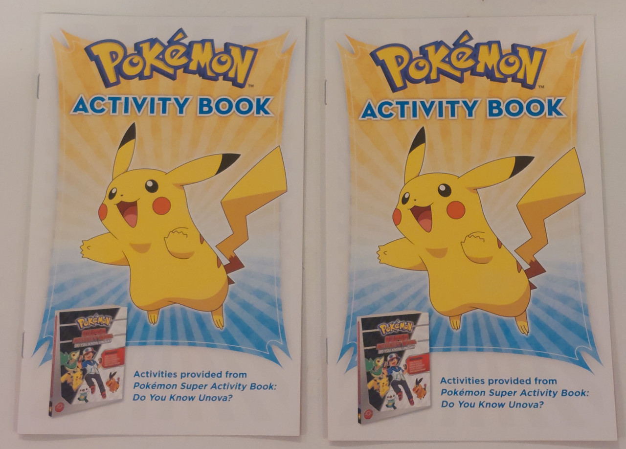 Pokemon Promotional Promo Toys R Us 20th Anniversary Activity Book Lot of 2