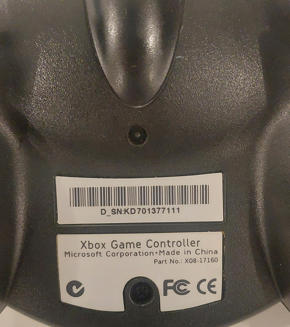 Microsoft Original OEM Black Xbox Duke Controller Tested Works