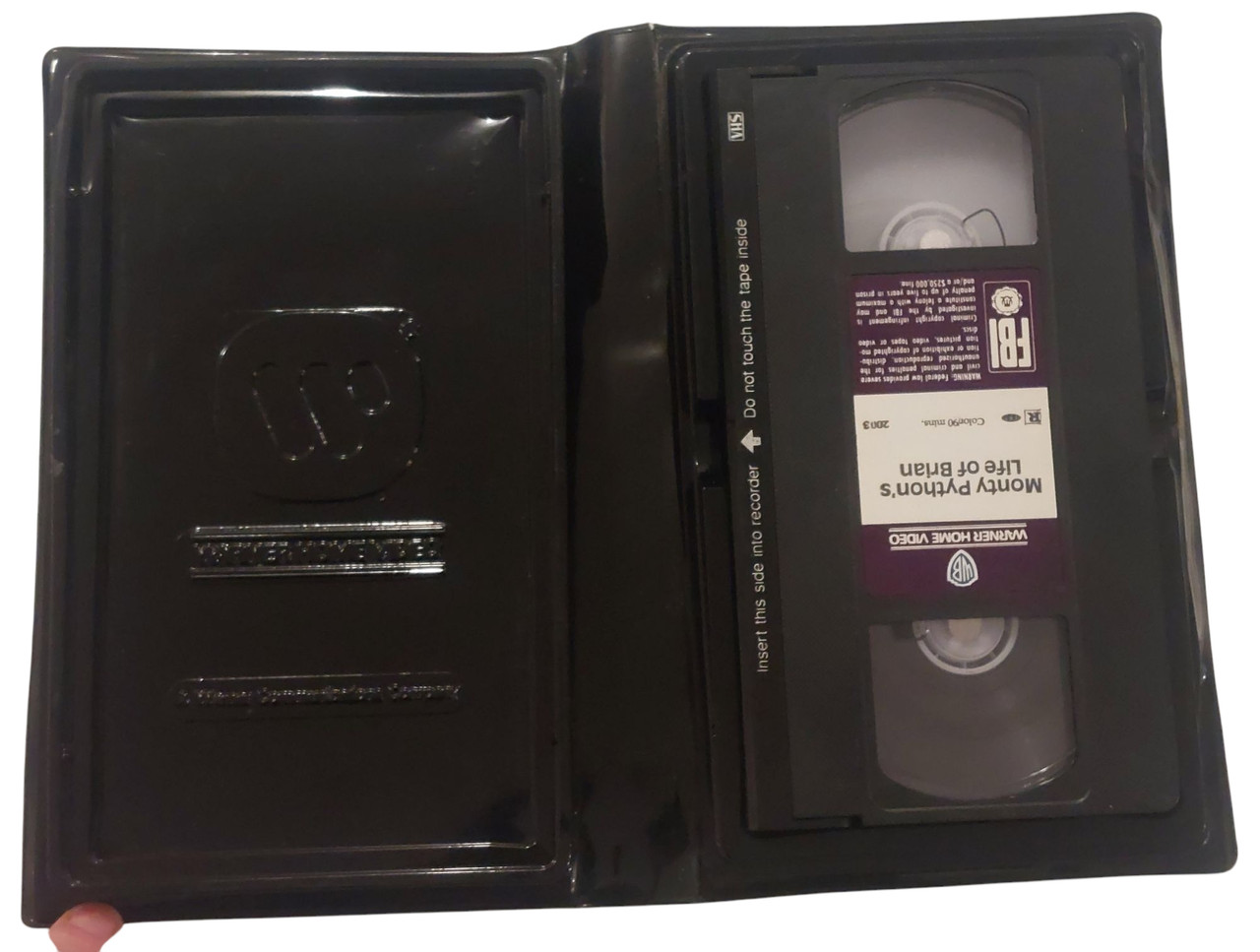 Monty Python's Life of Brian Warner Home Video VHS Clamshell Case