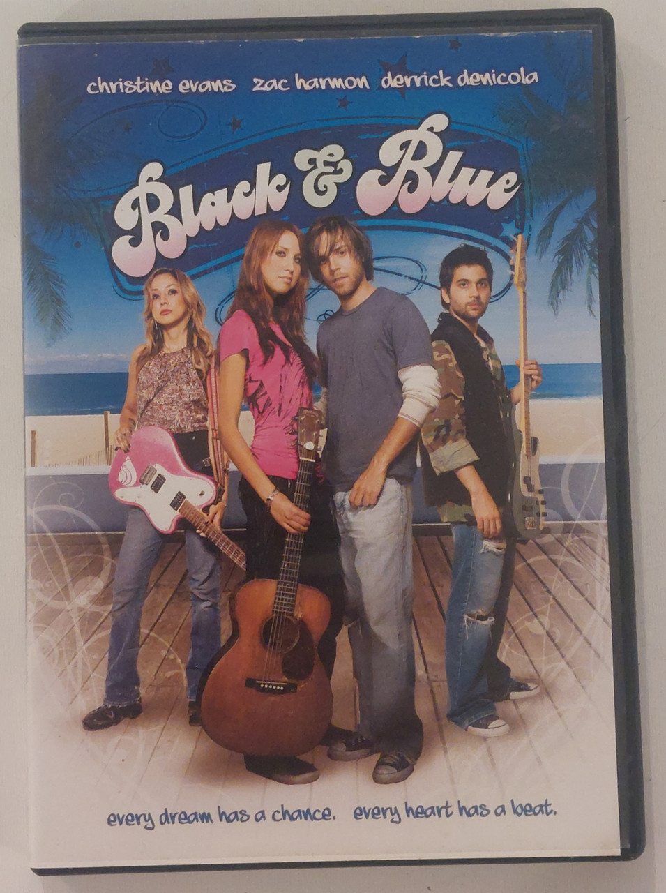 Black & Blue DVD Movie stars Christine Evans & Zac Harmon