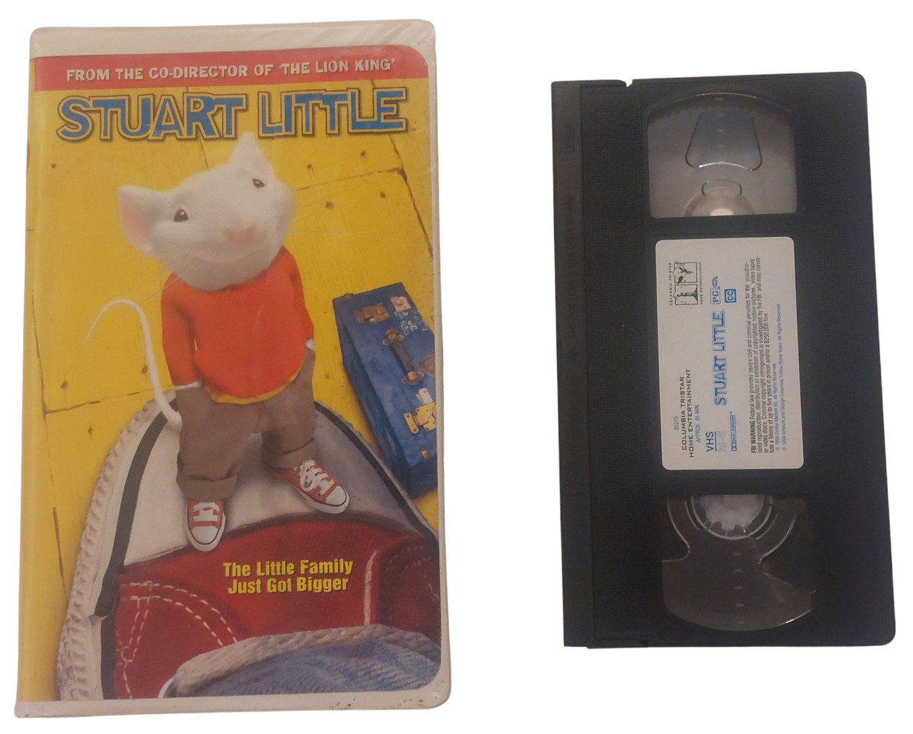 Stuart Little VHS Video In Clamshell Case Stars Rob Minkoff Geena Davis