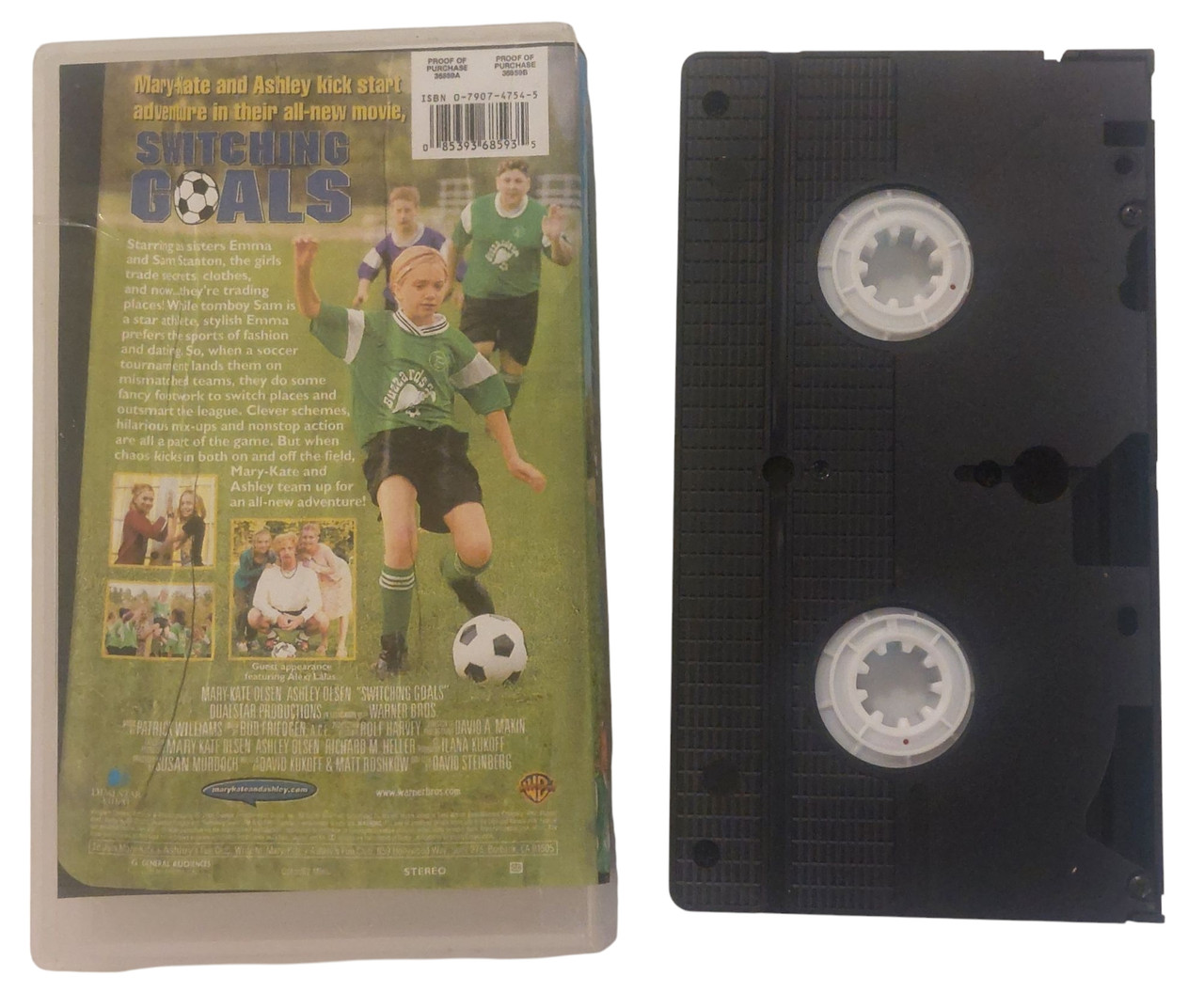 Switching Goals VHS Video Stars Mary-Kate Olsen Ashley Olsen