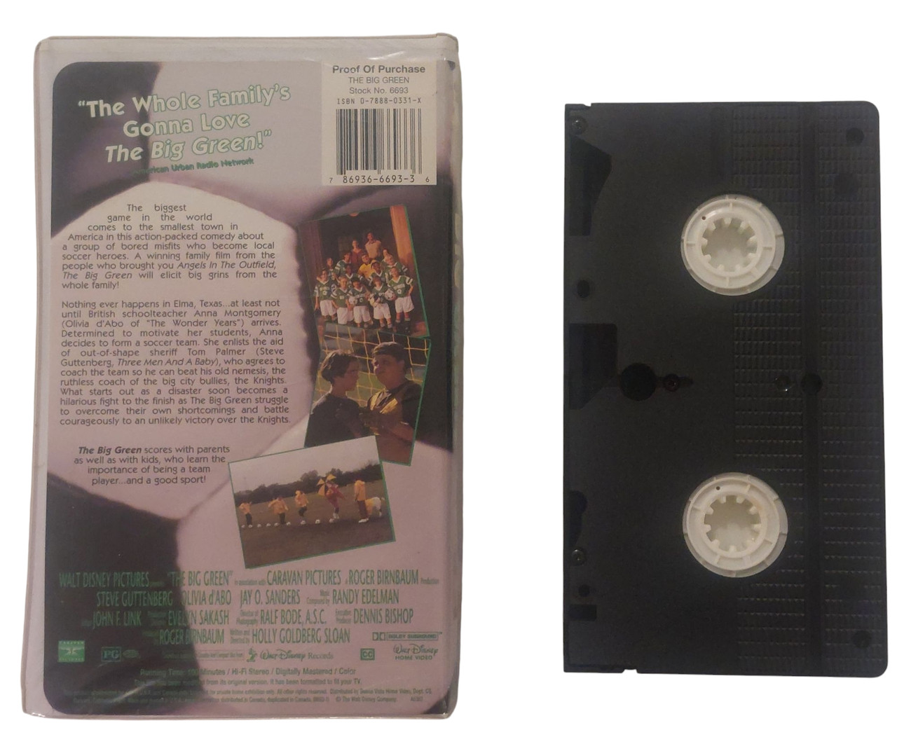 The Big Green VHS Video Stars Steve Guttenberg Olivia D'Abo