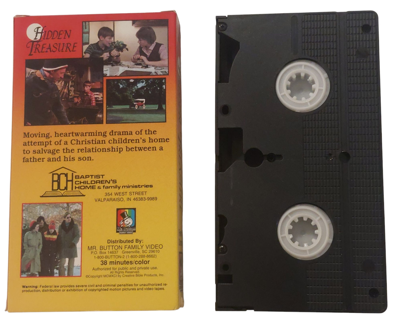 Hidden Treasure Christian Children's VHS Video Tested