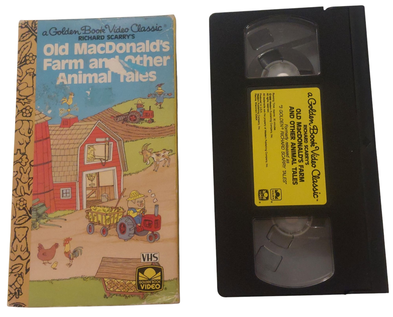 Richard Scarry's Old Macdonald's Farm & Other Animal Tales VHS