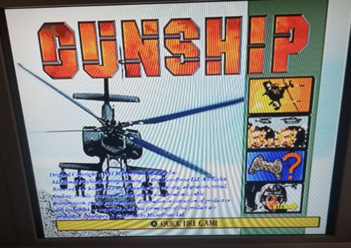 Gunship Playstation PS1 Disc Video Game Tested