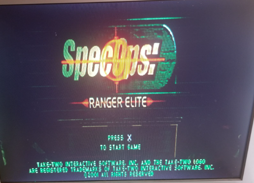 Specops Spec Ops Ranger Elite Playstation PS1 Video Game