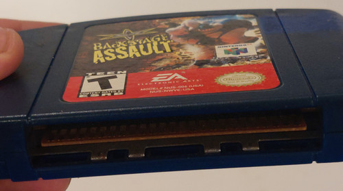 Backstage Assault WCW Nintendo 64 N64 Video Game Cleaned & Tested Authentic