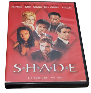 Shade DVD Movie Stars Stuart Townsend Jamie Foxx Sylvester Stallone