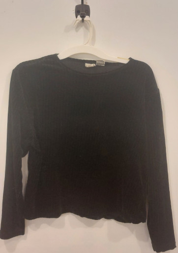 Boundary Waters Made in U.S.A. Pollyester Black Sweater Size S