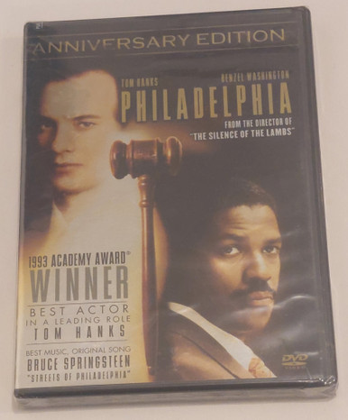 Philadelphia DVD Movie stars Tom Hanks New Sealed
