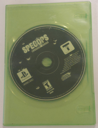 Specops Spec Ops Ranger Elite Playstation PS1 Video Game