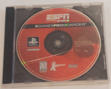 X Games Pro Boarder PS1 Playstation Winter Sports Video Game