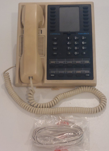 Comdial Executech 6414S NP U 8 line Speaker Phone Ash Color