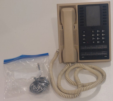 Comdial Executech 6414S AB 8 line Speaker Phone Ash Color Stands Up