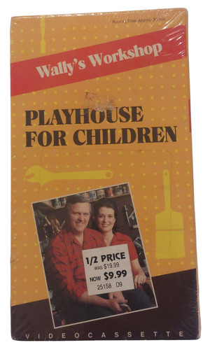 Wally's Workshop Playhouse for Children How to Build VHS Sealed