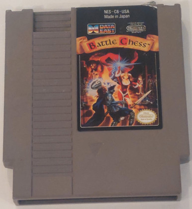 Battle Chess Nintendo Nes Video Game Cleaned Tested