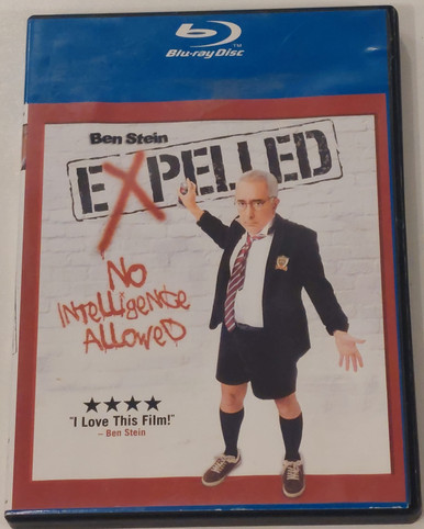 Expelled No Intelligence Allowed stars Ben Stein Blu Ray Movie