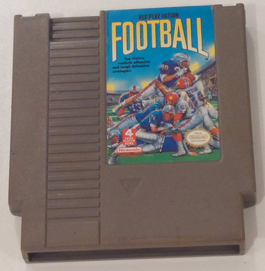 Nes Play Action Football Nintendo Video Game Cleaned Tested