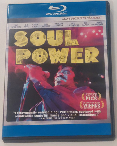 Soul Power Blu Ray Disc stars The Spinners James Brown & More Tested