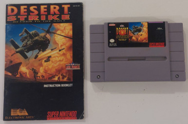 Desert Strike Return to the Gulf Super Nintendo Game SNES with ...