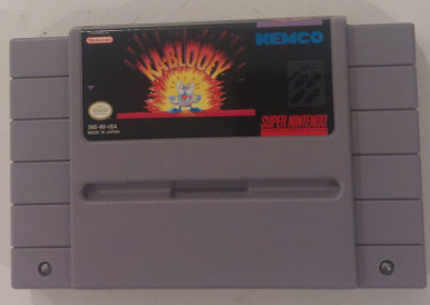 Ka-Blooey Kablooey Super Nintendo SNES Video Game Cleaned & Tested