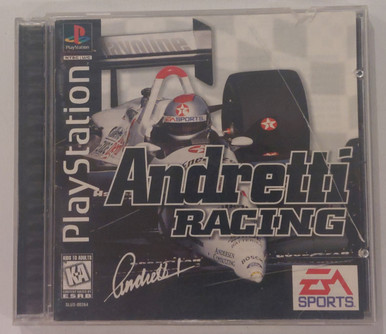 Andretti Racing PlayStation 1 PS1 PSX Racing Video Game Complete Tested