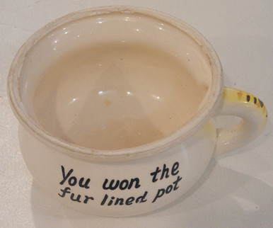You Won the Fur Lined Pot by St. Pierre Patterson Chamber Pot Gag Item ...