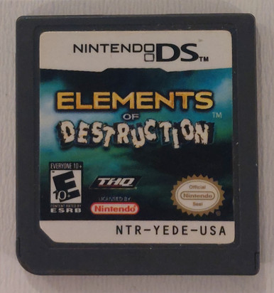 Elements of Destruction Nintendo DS Video Game Tested