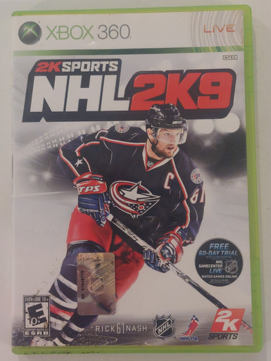 NHL 2K9 Xbox 360 Hockey Video Game Complete Tested