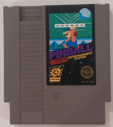 Pinball Nintendo Nes Video Game Cartridge Cleaned & Tested