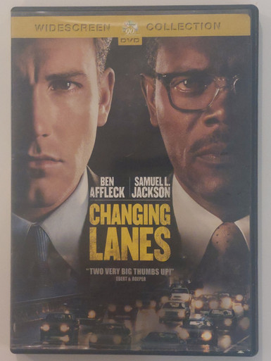 Changing Lanes DVD Movie Stars Ben Affleck Samuel L Jackson Widescreen ...