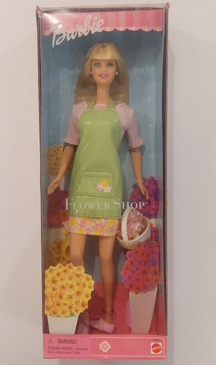 Barbie Flower Shop Doll Mattel 1999 In Original Box Vintage